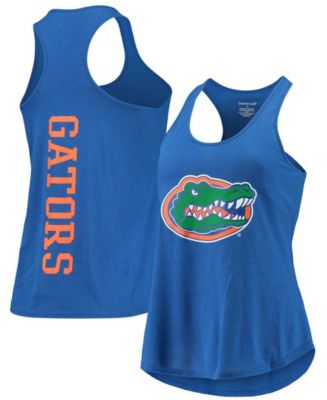 Women's Royal Florida Gators Essential 2-Hit Racerback Tank Top - Macy's