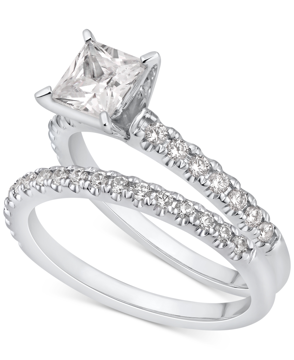 Click here for Diamond Princess-Cut Bridal Set (1-1/2 ct. t.w.) i... prices