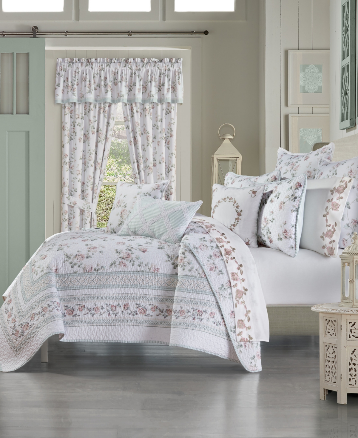 Click here for Royal Court Rialto Classic Floral 3-Pc. Quilt Set... prices