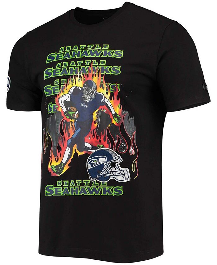 Pro Standard Men's Black Seattle Seahawks Skeleton T-shirt - Macy's