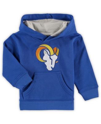 Toddler Boys and Girls Royal Los Angeles Rams Fan Gear Prime Pullover ...