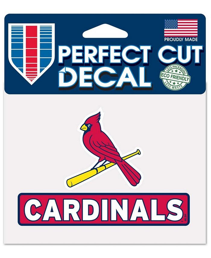Wincraft Multi St. Louis Cardinals 4" x 5" Perfect Cut Logo Slogan ...