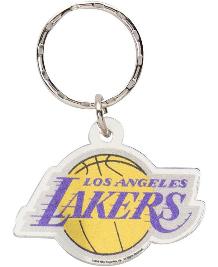 Stockdale Multi Los Angeles Lakers Metallic Freeform Acrylic Keychain ...