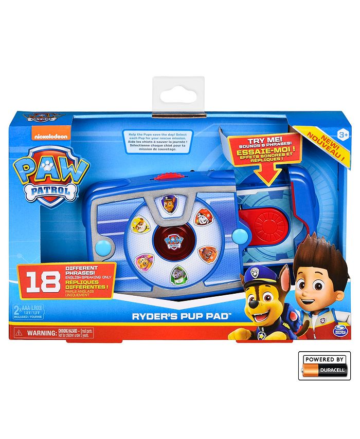 Paw Patrol Ryder’s Interactive Pup Pad - Macy's