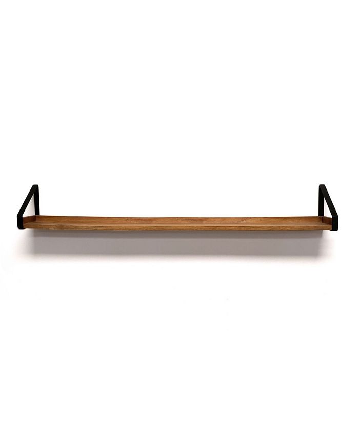 InPlace 48" Rustic Iron Bracket Ledge - Macy's