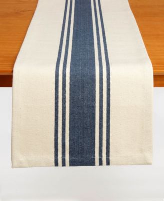 Railroad Stripe Table Runner, 72" x 14" - Macy's