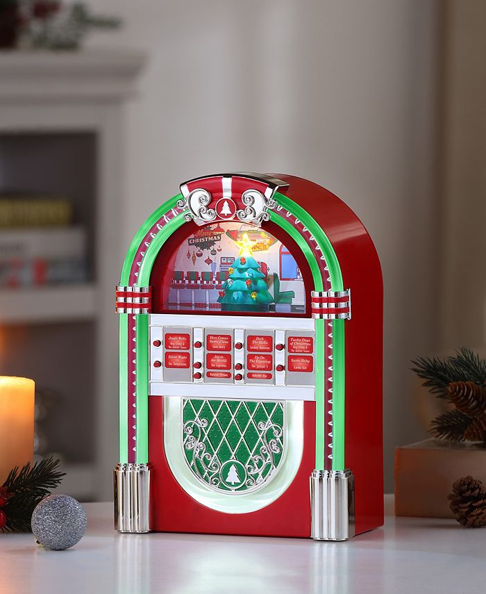 Mr. Christmas Vintage-Like Christmas Jukebox, 10.5" - Macy's
