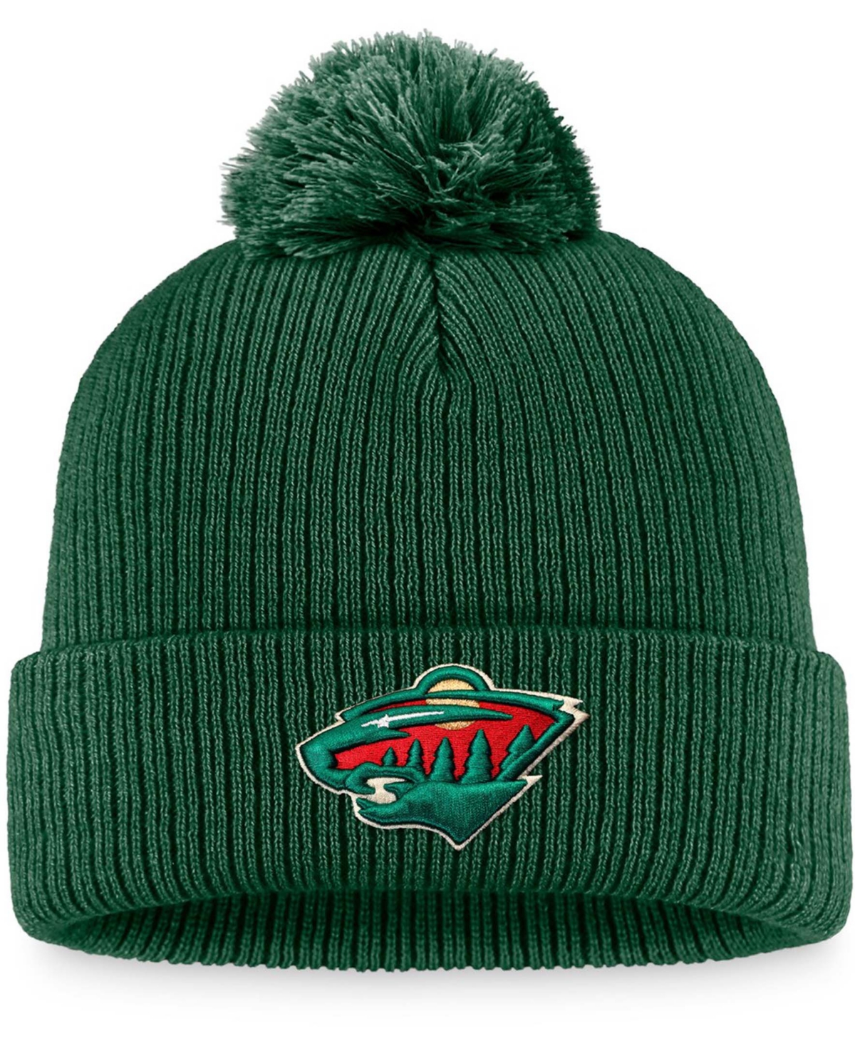 Click here for Mens Green Minnesota Wild Core Primary Logo Cuffed... prices