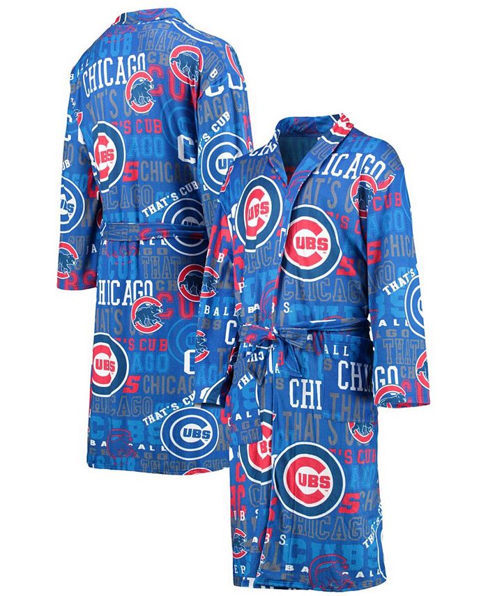 Concepts Sport Men's Royal Chicago Cubs Ensemble Microfleece Robe - Macy's