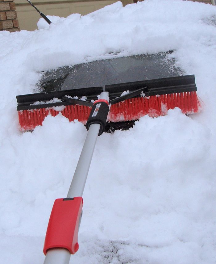 Oskar Folding Snow Brush with Ice Scraper, 22" - Macy's