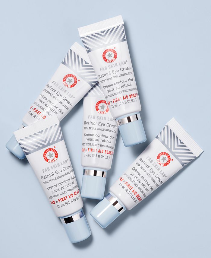 First Aid Beauty FAB Skin Lab Retinol Eye Cream With Triple Hyaluronic ...