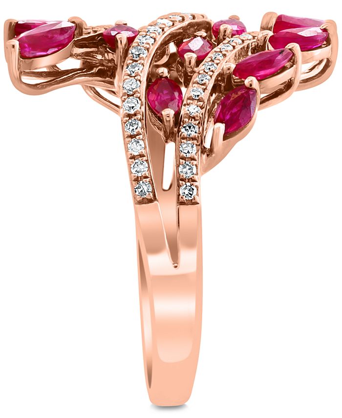 EFFY Collection EFFY® Ruby (1-5/8 ct. t.w.) & Diamond (1/5 ct. t.w ...