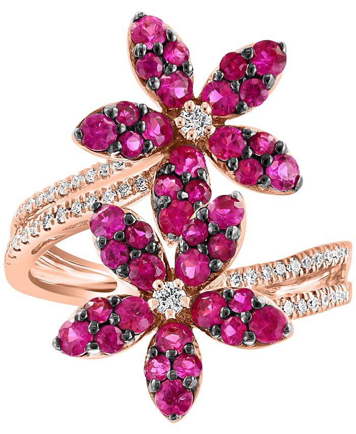 EFFY Collection EFFY® Ruby (1-7/8 ct. t.w.) & Diamond (1/4 ct. t.w ...