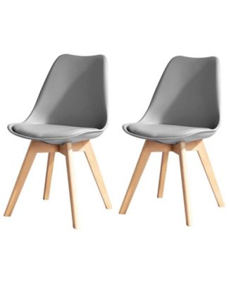 Mirage Mid Century Modern Side Chairs, Set of 2 - Macy's