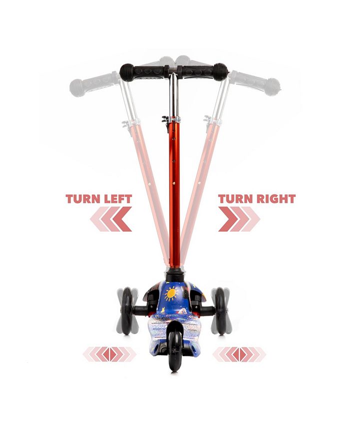 Rugged Racers Kids Scooter with Spaceship Print Design - Macy's