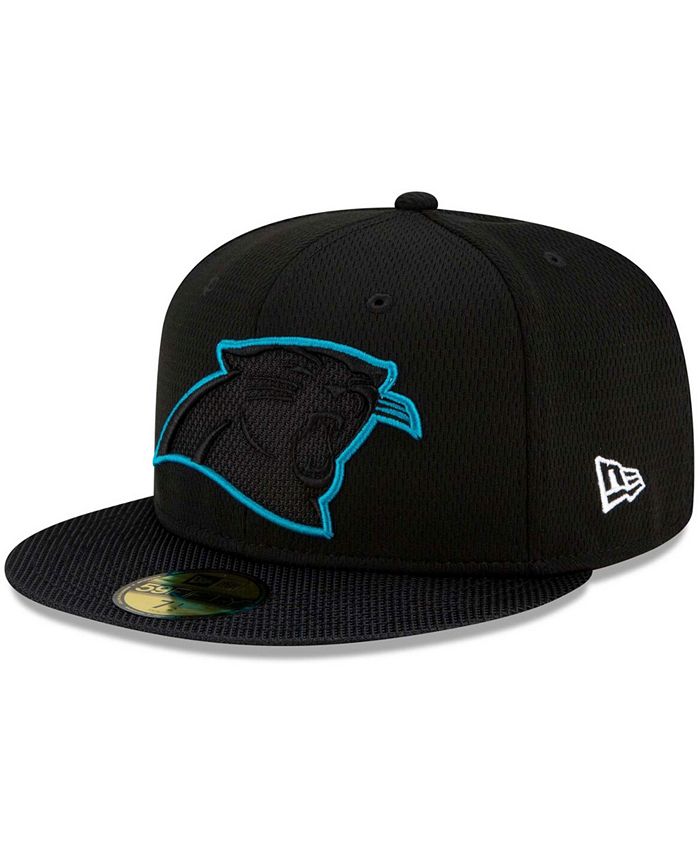 New Era Men's Black Carolina Panthers 2021 NFL Sideline Road 59FIFTY ...