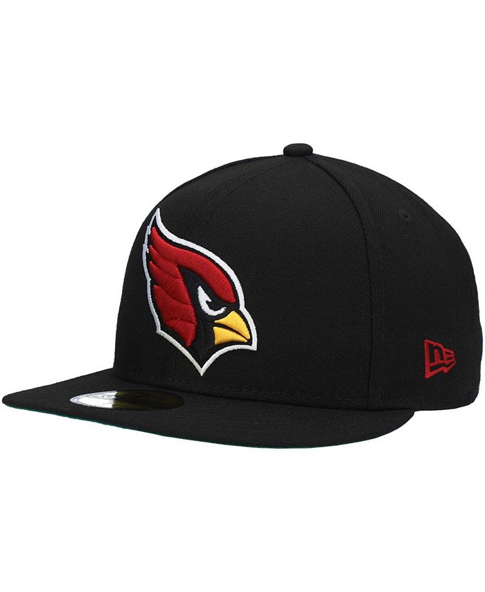 New Era Men's Black Arizona Cardinals Field Patch 59FIFTY Fitted Hat ...