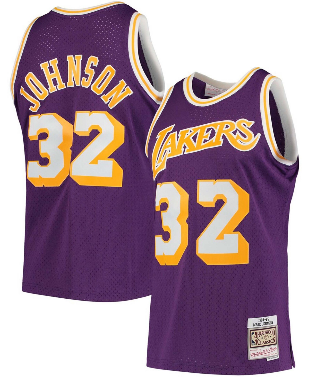Click here for Mens Magic Johnson Purple Los Angeles Lakers 1984-... prices