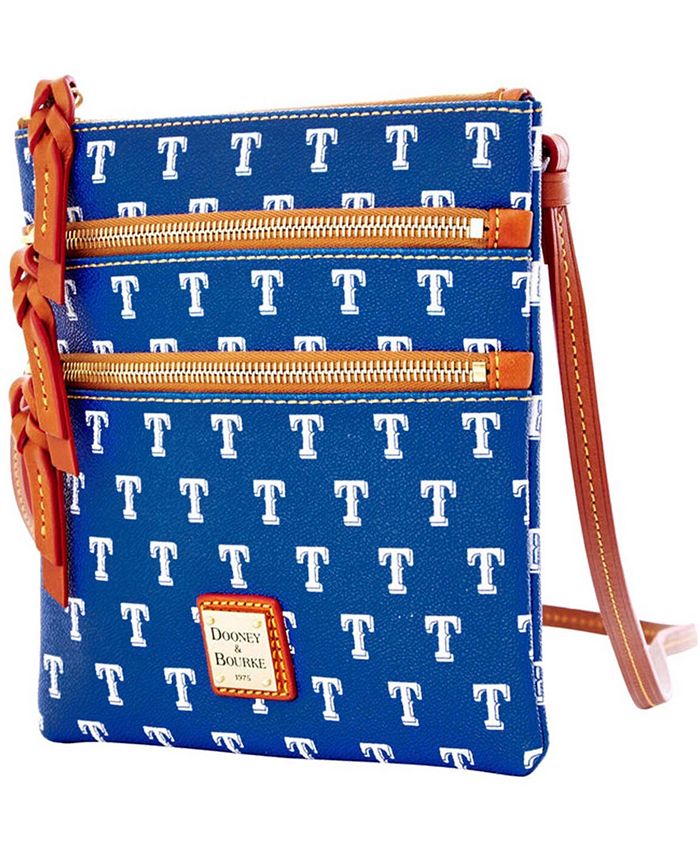Dooney & Bourke Women's Blue Texas Rangers Triple Zip Team Color ...