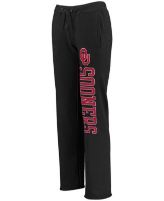Women's Black Oklahoma Sooners Sideblocker Sweatpants - Macy's