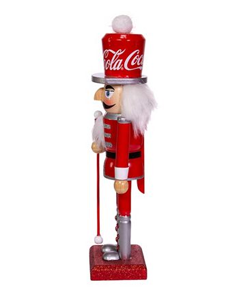 Kurt Adler 10" Wooden Coca-Cola Nutcracker - Macy's