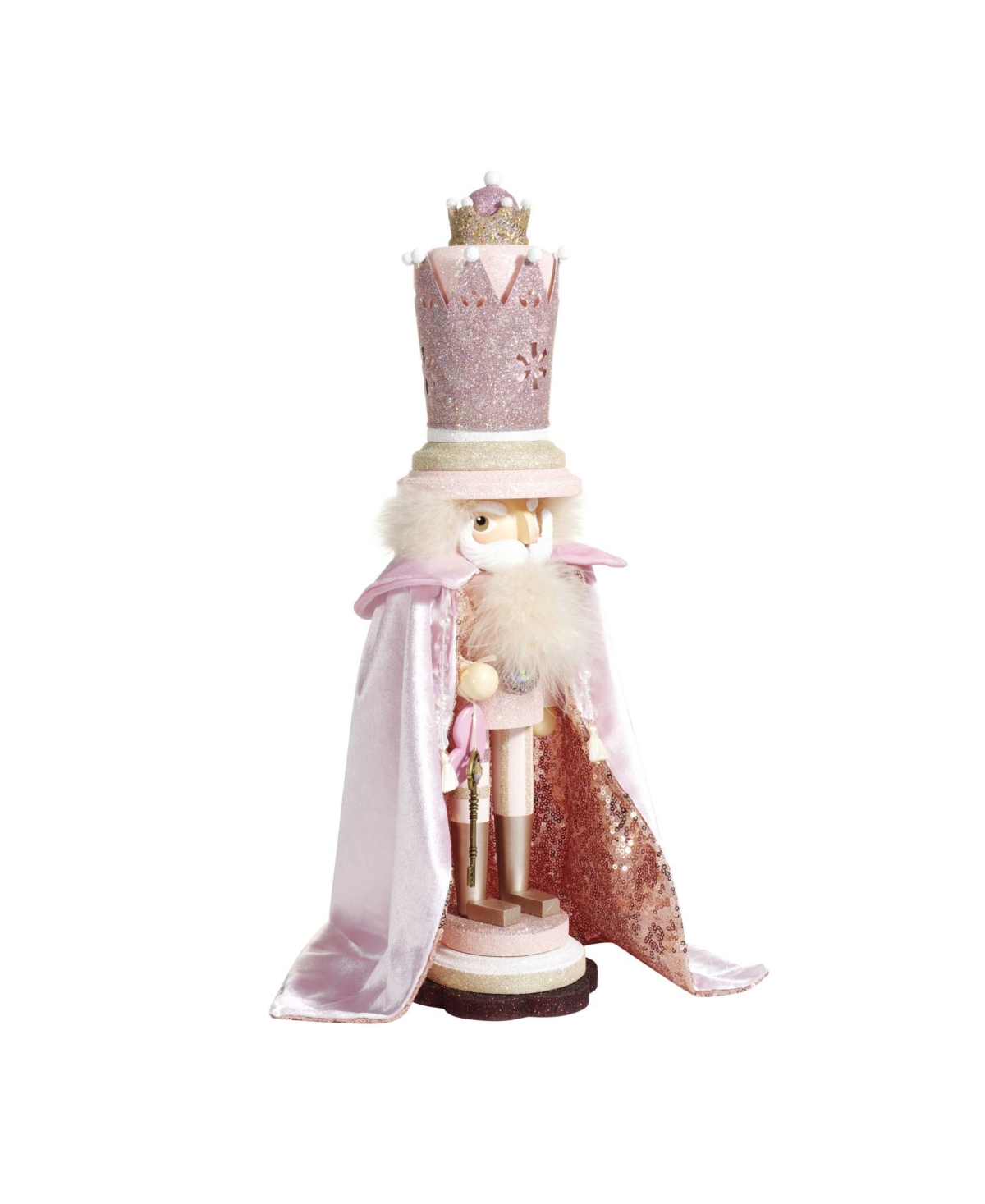 Click here for Kurt Adler 19 Hollywood King Nutcracker - Pink prices