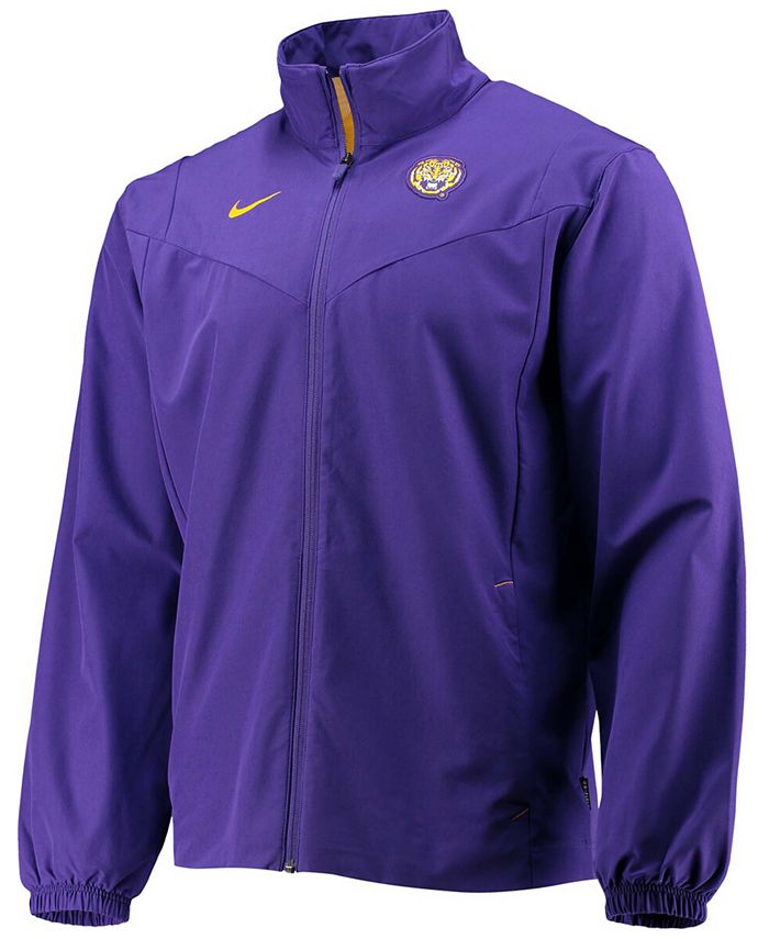 Nike Men's Purple LSU Tigers 2021 Sideline Full-Zip Jacket - Macy's