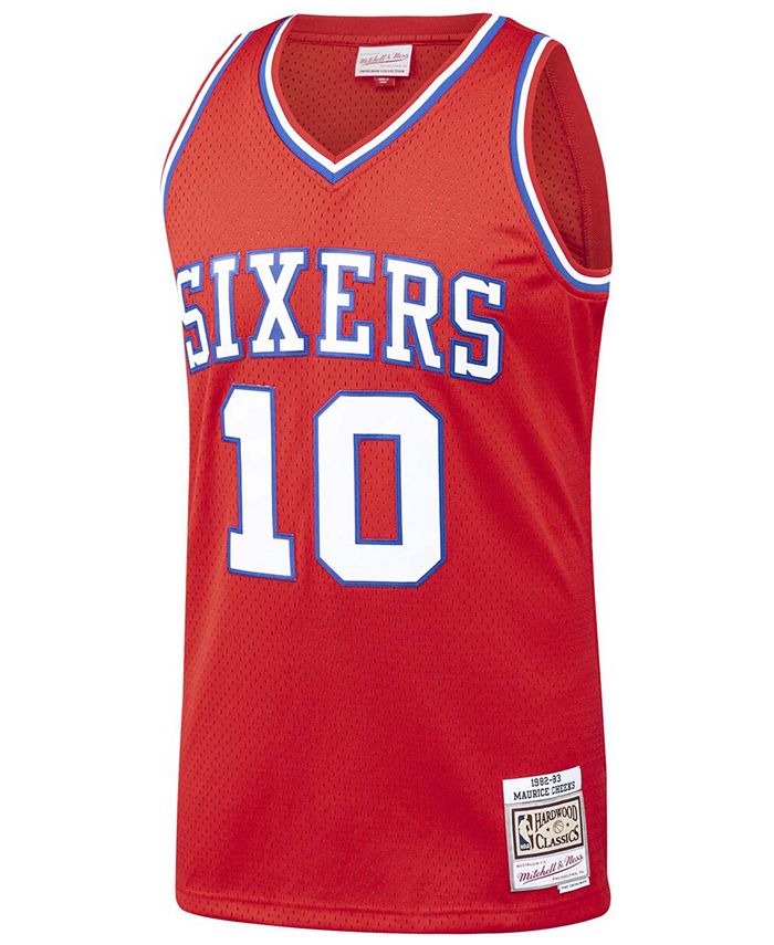 Mitchell & Ness Men's Maurice Cheeks Red Philadelphia 76ers 1982-83 ...
