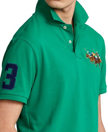 Polo Ralph Lauren Men's Custom Slim Fit Triple-Pony Polo Shirt ...