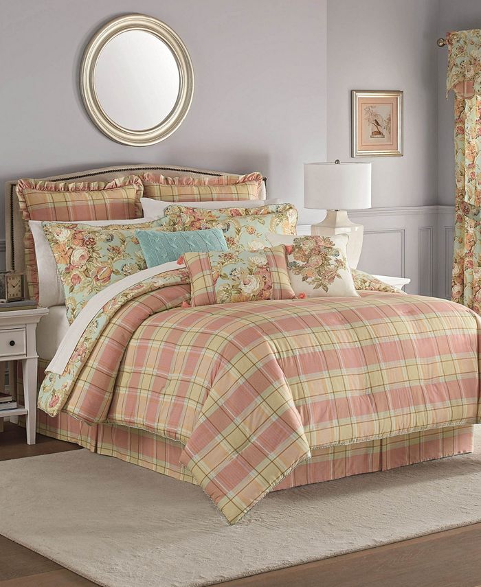 Waverly Spring Bling 4 Piece Comforter Set, King & Reviews - Comforter ...
