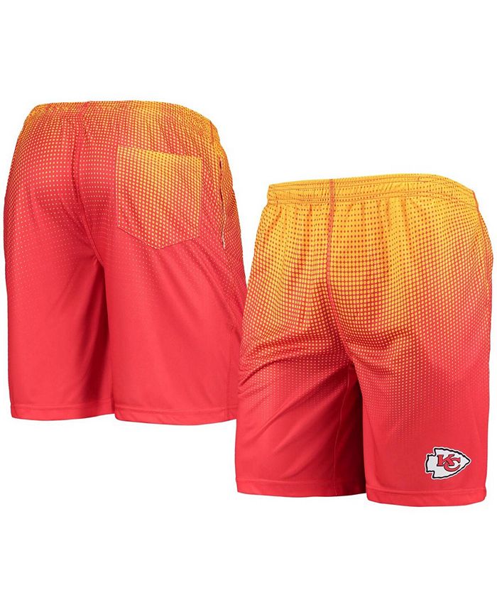 FOCO Men's Red and Gold Kansas City Chiefs Pixel Gradient Training ...