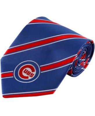 Men's Royal Chicago Cubs Woven Poly Tie - Macy's