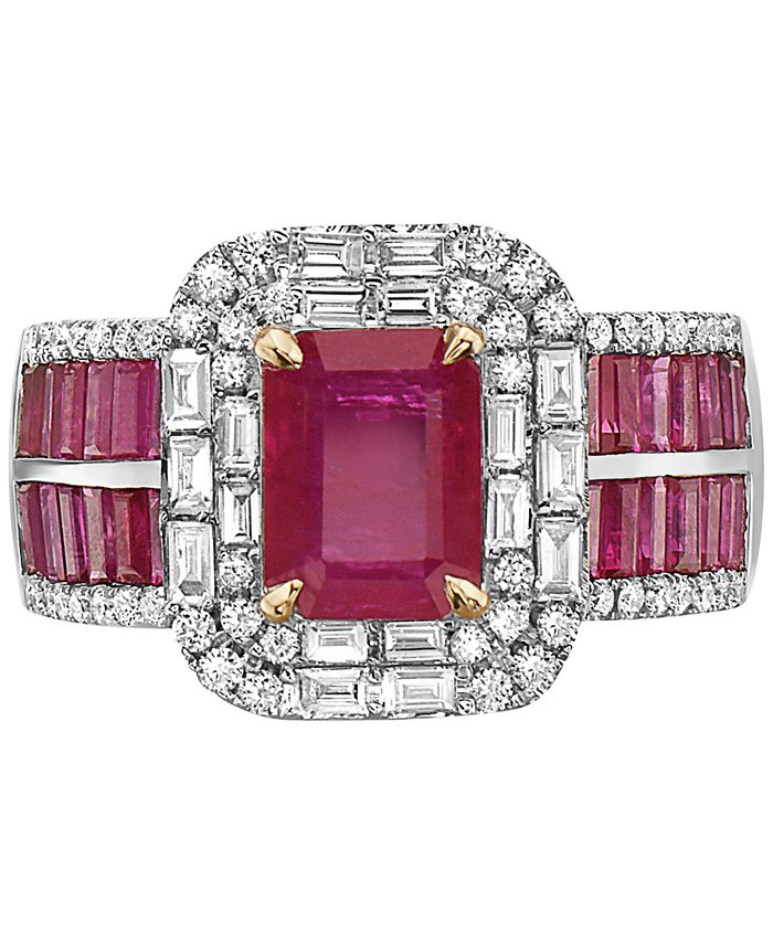 EFFY Collection EFFY® Ruby (2-7/8 ct. t.w.) & Diamond (5/8 ct. t.w ...