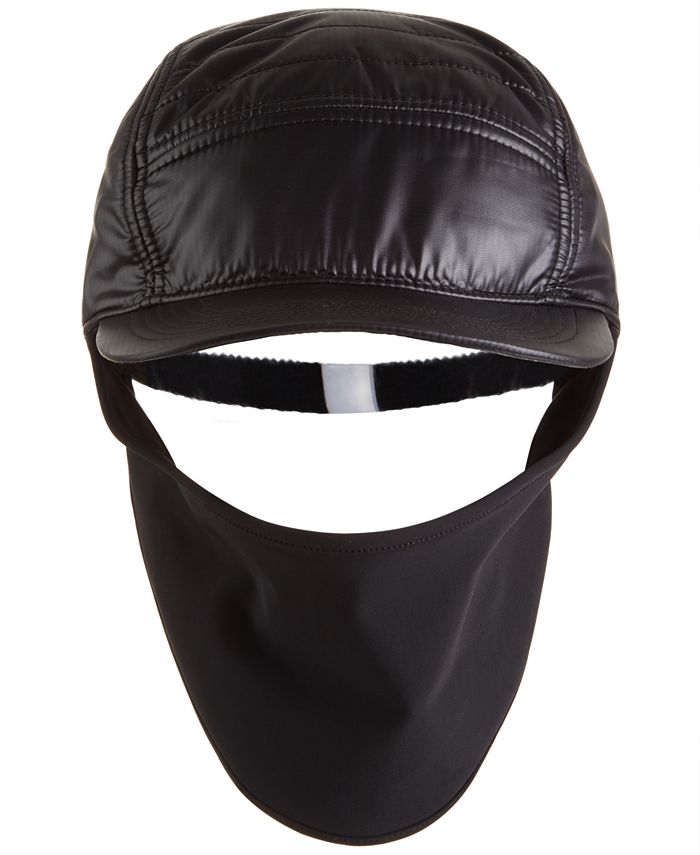 UR Gloves Men's Puffer Baseball Cap with Dropdown Mask - Macy's