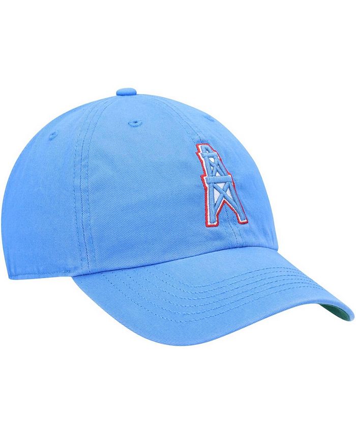 '47 Brand Men's Light Blue Houston Oilers Legacy Franchise Fitted Hat ...