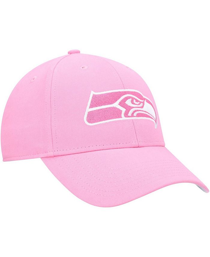 '47 Brand Big Girls Pink Seattle Seahawks Rose MVP Adjustable Hat - Macy's