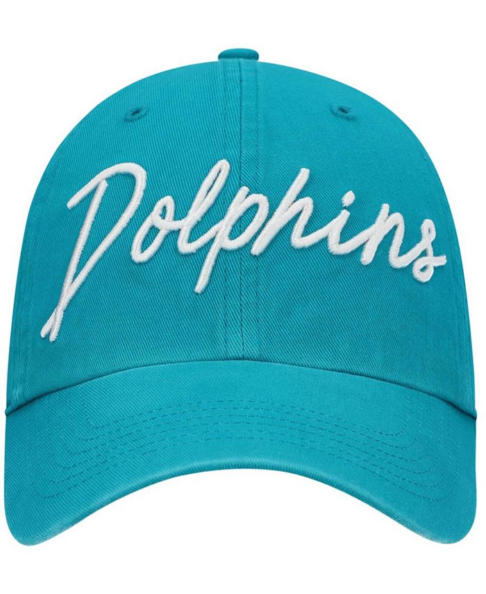 '47 Brand Women's Aqua Miami Dolphins Vocal Clean Up Adjustable Hat ...