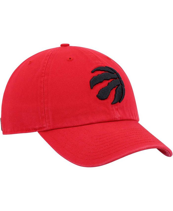 '47 Brand Men's Red Toronto Raptors Team Clean Up Adjustable Hat - Macy's