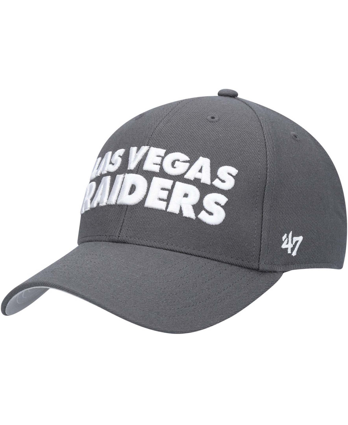 47 Brand Men's Charcoal Las Vegas Raiders Script Side Mvp Adjustable ... 47 Brand Men's Charcoal Las Vegas Raiders Script Side Mvp Adjustable ...