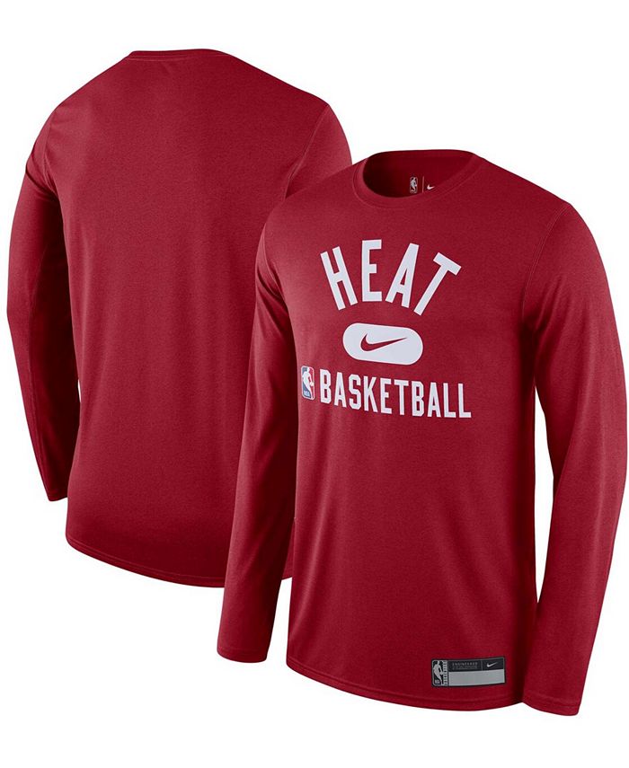Nike DNU-Men's Red Miami Heat 2021/22 On-Court Practice Legend ...