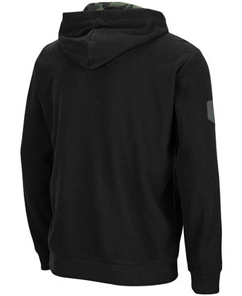Colosseum Men's Black Florida Gators OHT Military-Inspired Appreciation Waffle Full-Zip Hoodie ...