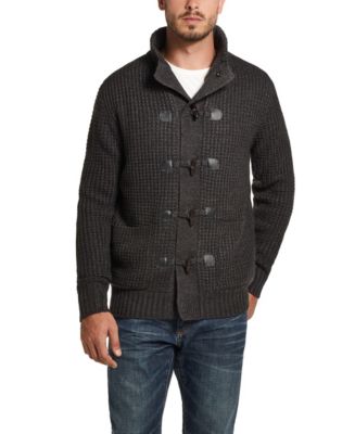Men's Toggle Waffle Stitch Swacket - Macy's