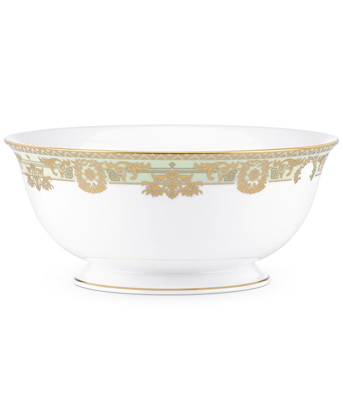 Marchesa by Lenox Rococo Leaf Serving Bowl - Macy's