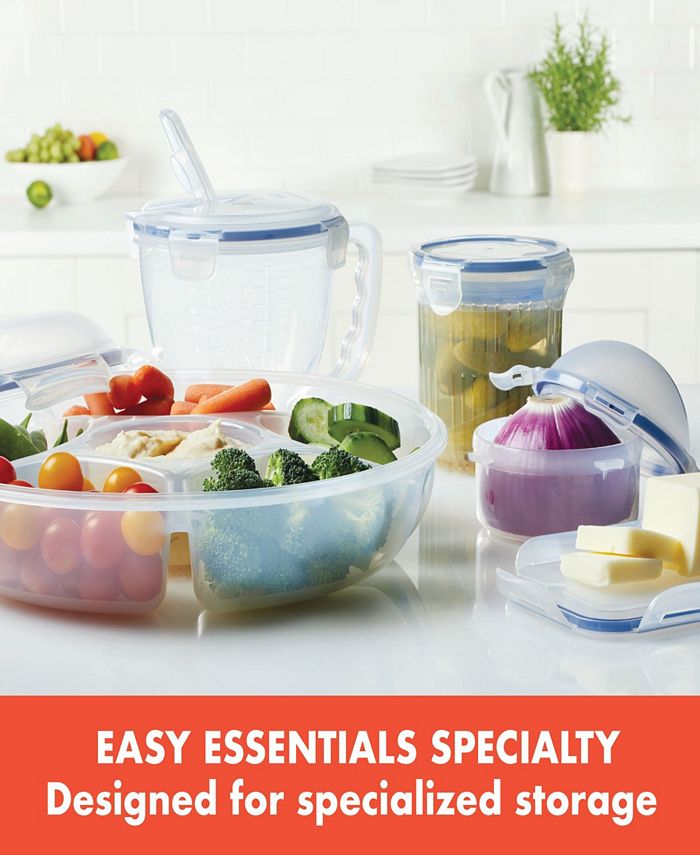 Lock n Lock Easy Essentials Specialty Deli Container with Lid, 4-Cup ...