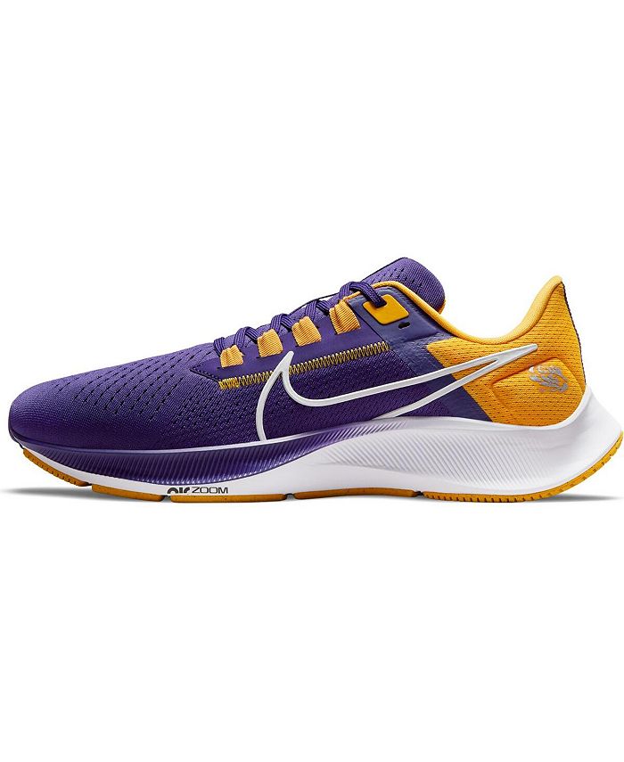 Nike Unisex Purple LSU Tigers Zoom Pegasus 38 Running Shoe - Macy's