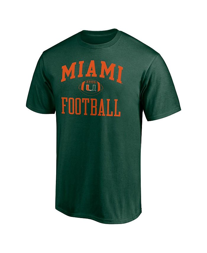 Fanatics Men's Green Miami Hurricanes First Sprint Team T-shirt - Macy's