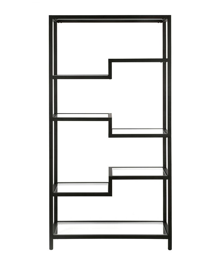 Hudson & Canal Johann 34" Wide Bookcase - Macy's