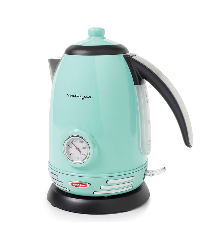 Nostalgia Retro Electric Water Kettle with Strix Thermostat - Macy's