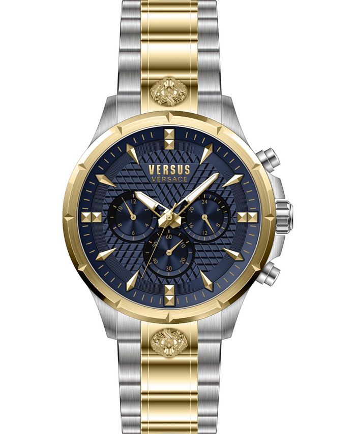 Versus Versace Versus by Versace Men's Chrono Round Two-Tone Stainless ...