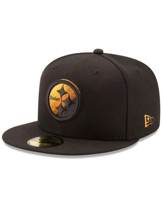 Men's New Era Black Pittsburgh Steelers Color Dim 59FIFTY Fitted Hat ...